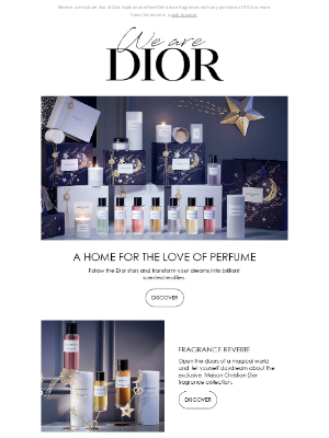Dior email marketing strategy - MailCharts