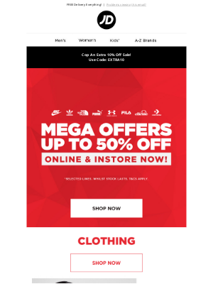JD Sports (UK) Email Marketing Strategy & Campaigns | MailCharts