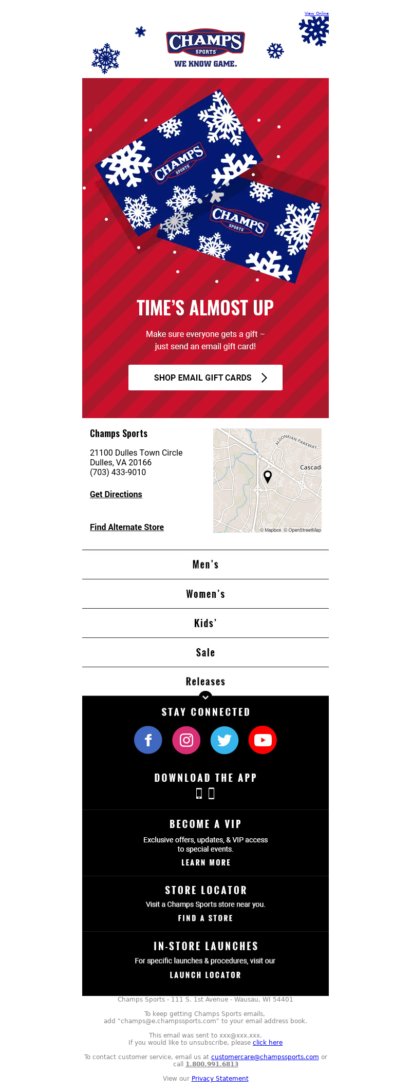 9 Exceptional Gift Card Email Examples to Inspire You - MailCharts