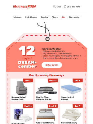 Mattress Firm email marketing strategy - MailCharts