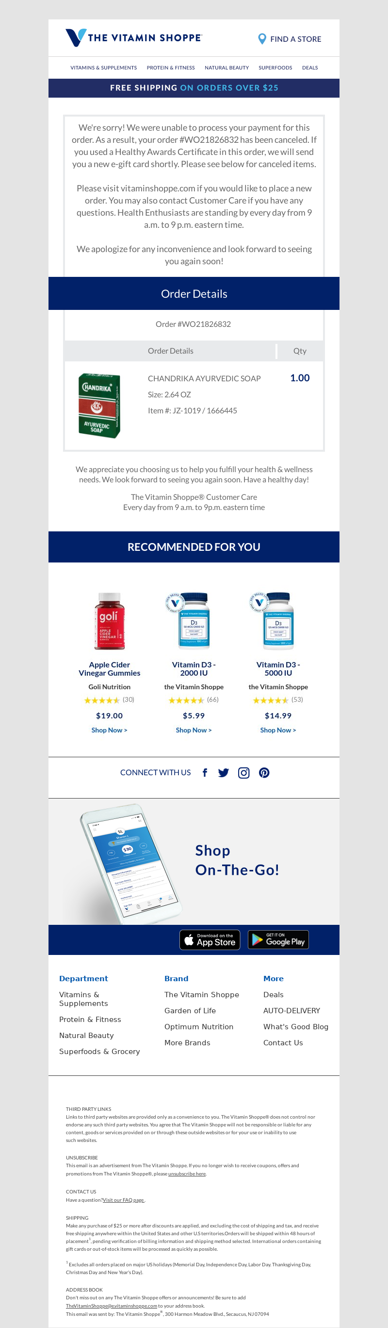 34 Payment Declined Email Examples- MailCharts