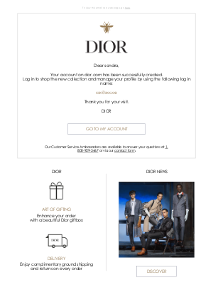 Dior email marketing strategy - MailCharts